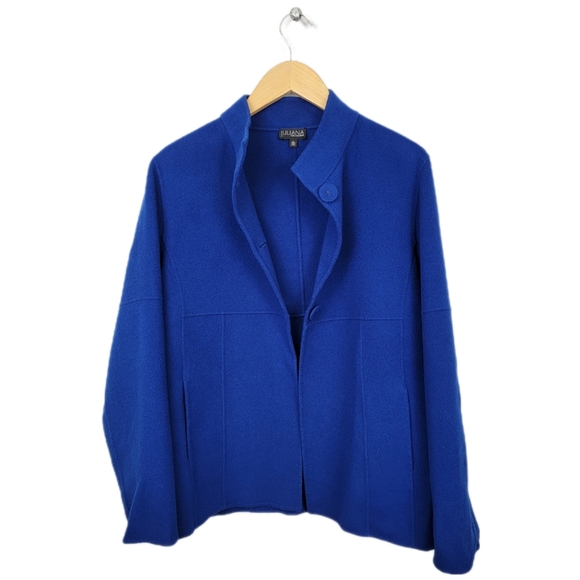 Juliana Collezione | Jackets & Coats | Juliana Collezione Blue Wool ...